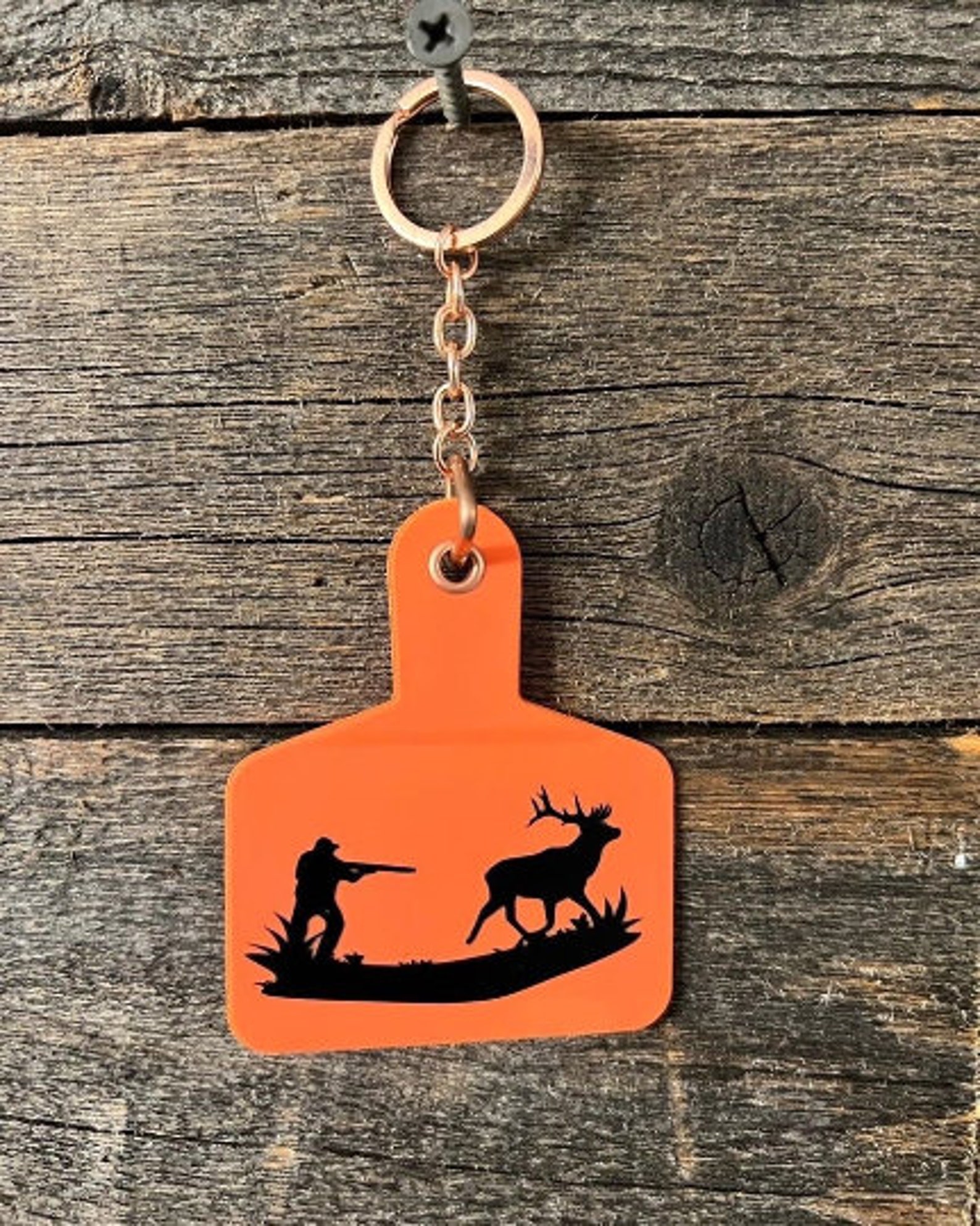 Orange Cattle Tag Keychains, Okstate, Gopokes, Live Orange, Hunting ...