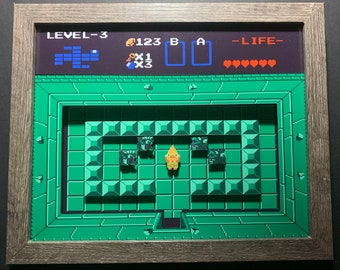 Zelda Nes Shadow Box - Etsy