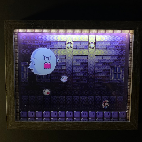 Mario Shadow Box - Etsy
