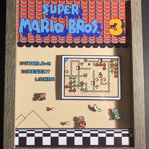 Super Mario Bros Desert - Etsy
