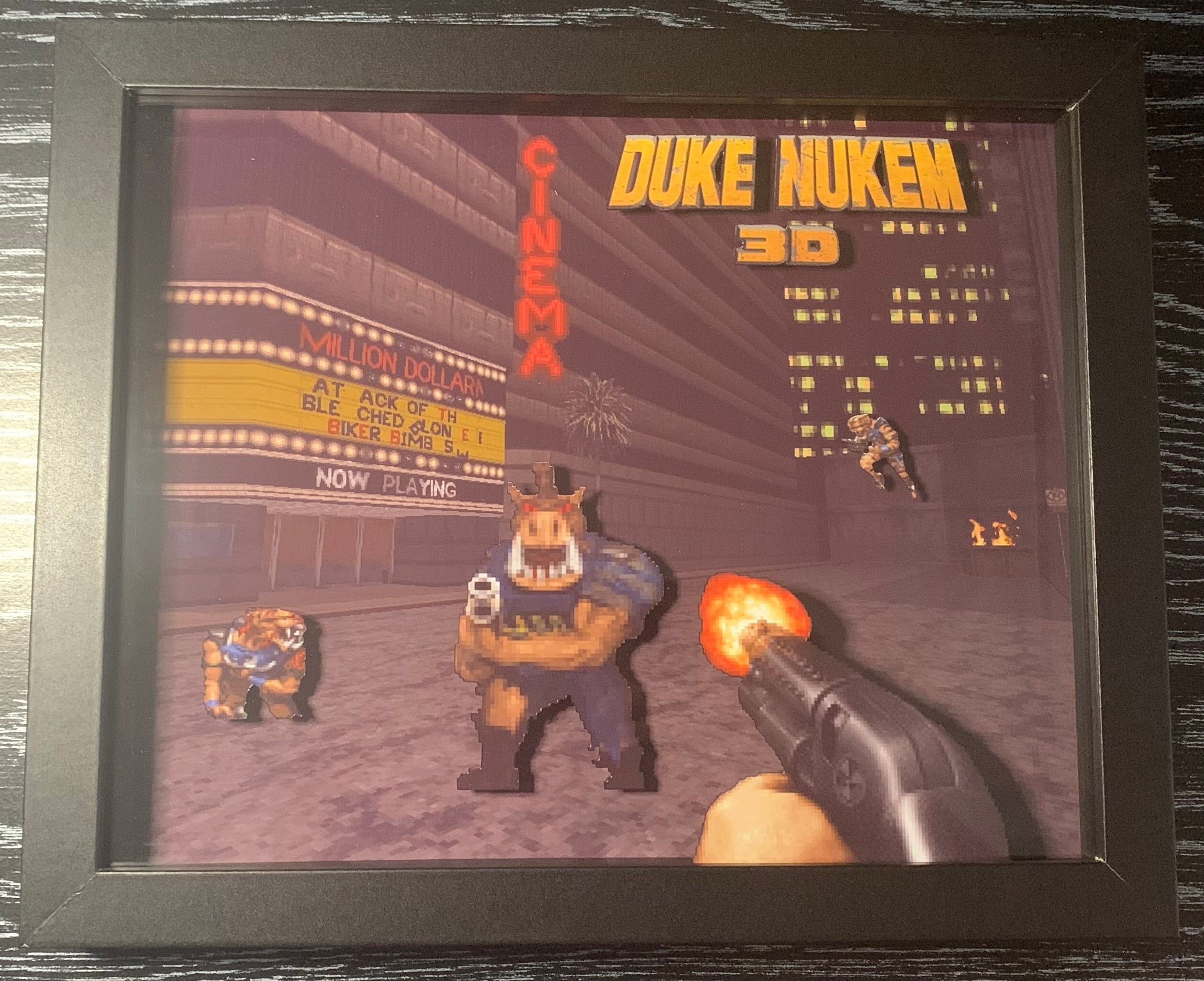 PC Duke Nukem 3D hollywood Holocaust 3D Shadow Box 8 X 10 - Etsy