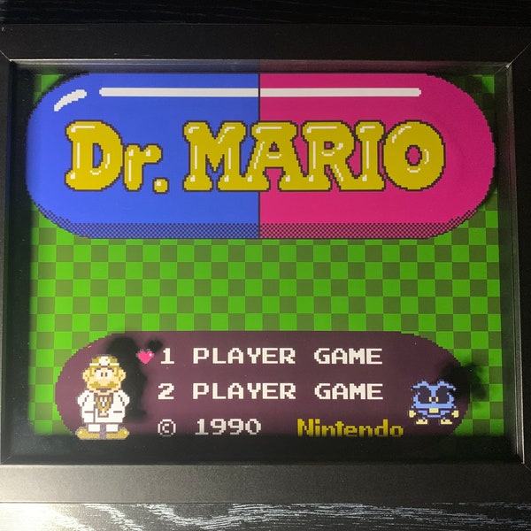 Dr Mario - Etsy