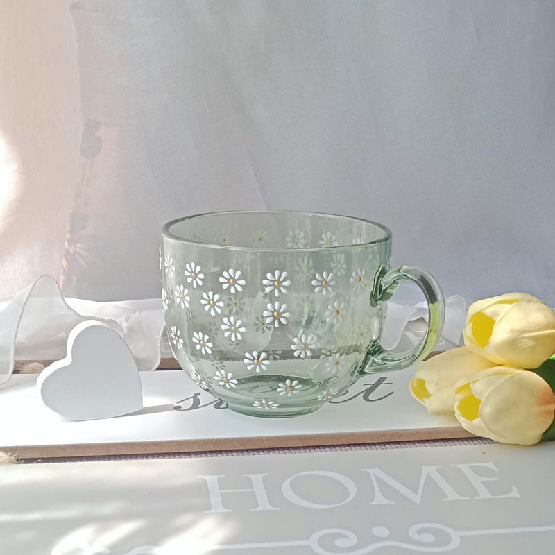 Transparent Glass Coffee Cup - Etsy