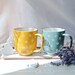 Daisy Coffee Mug Daisy Tea Cups Flower Ceramic Cup Hand Painted Daisy ...