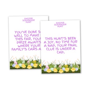 Easter Scavenger | Printable Hunt - Etsy