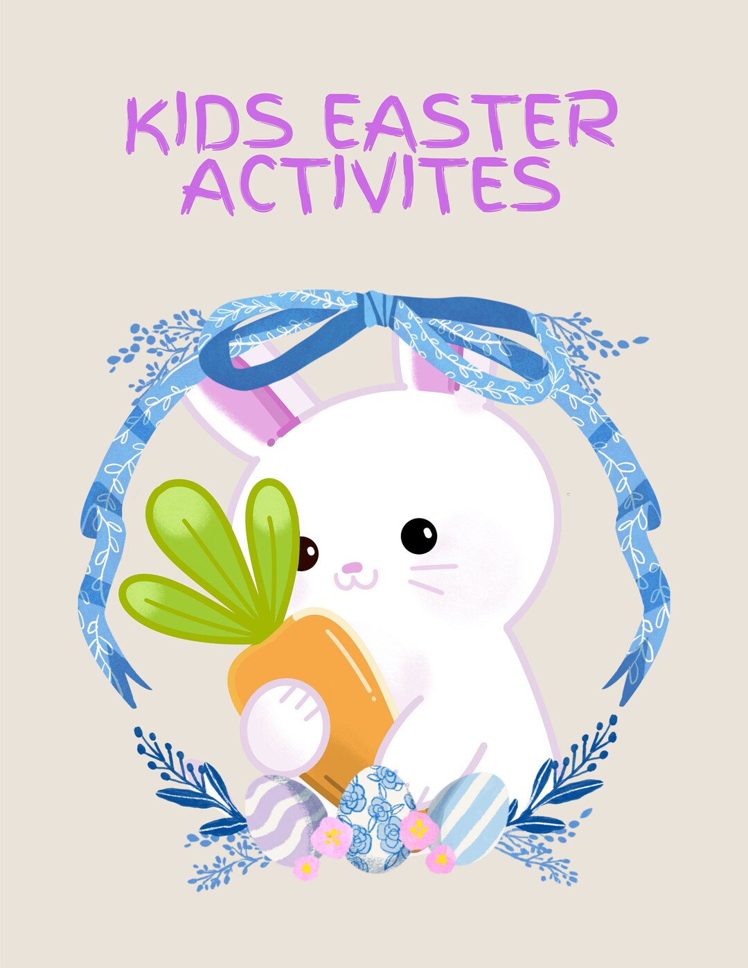 Kids Easter Fun | Printable Activity - Etsy