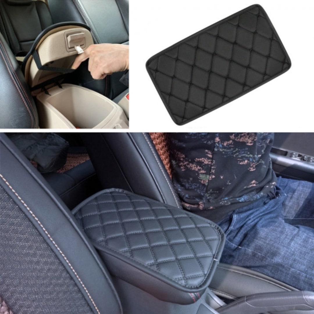 Universal Leather Car Armrest Pad Cover 29cm X 17cm Black - Etsy