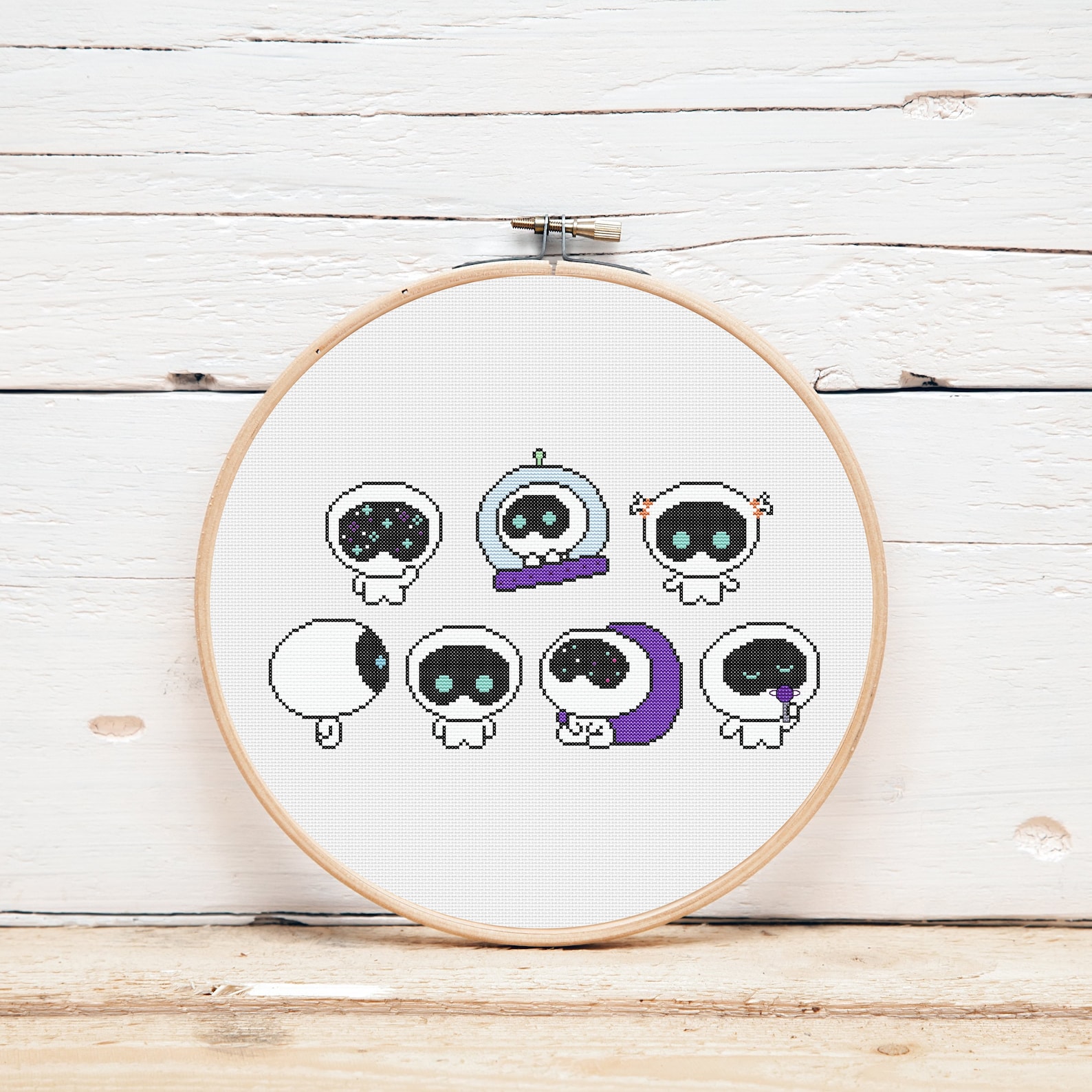 Wootteo Jin Astronaut BTS Cross Stitch Pattern *PDF DOWNLOAD* - Etsy