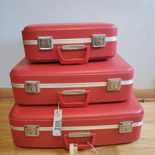 Stacking Suitcases - Etsy