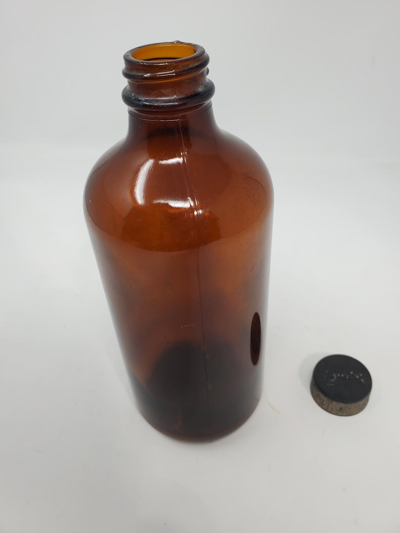 Vintage ZONITE Antiseptic Germicide Deodorant Amber Glass Bottle ...