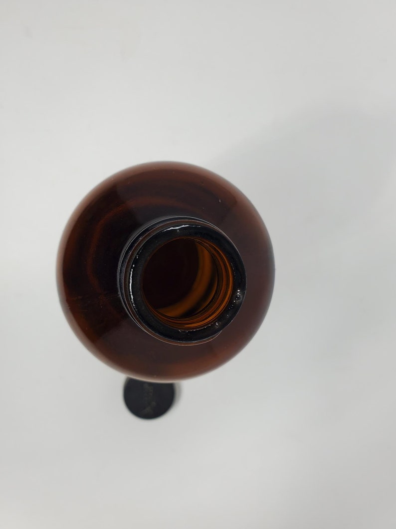 Vintage ZONITE Antiseptic Germicide Deodorant Amber Glass Bottle ...