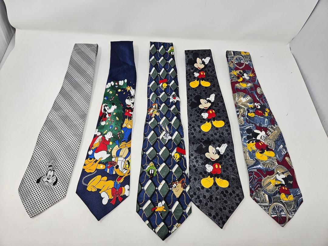 Vintage Collectible Disney Neckties, Looney Tunes Necktie, Men's ...