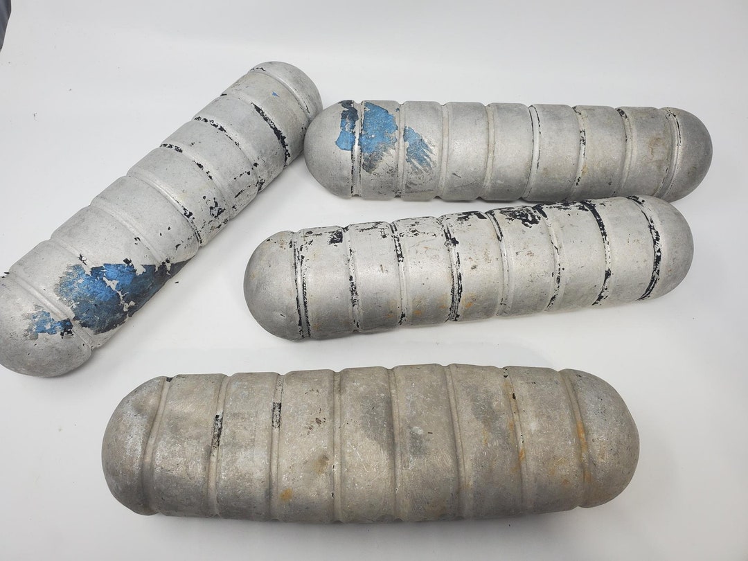 Vintage Old Aluminum Large Fishing Net Floats, Repurpose Décor, Crafts ...