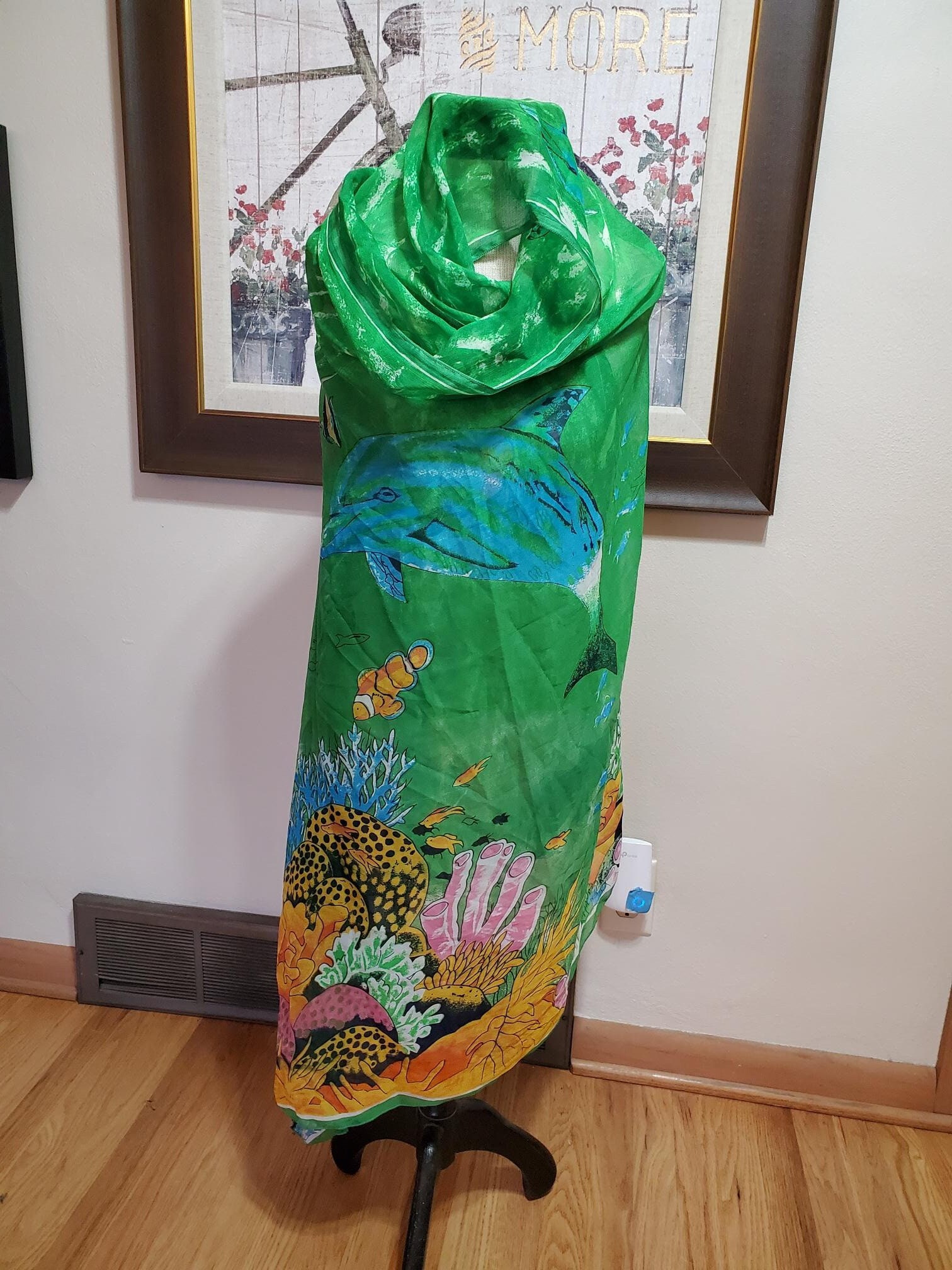 Vintage Rima Beachwear Beach Wrap, Decorative Wall Design, Throw, Scarf ...