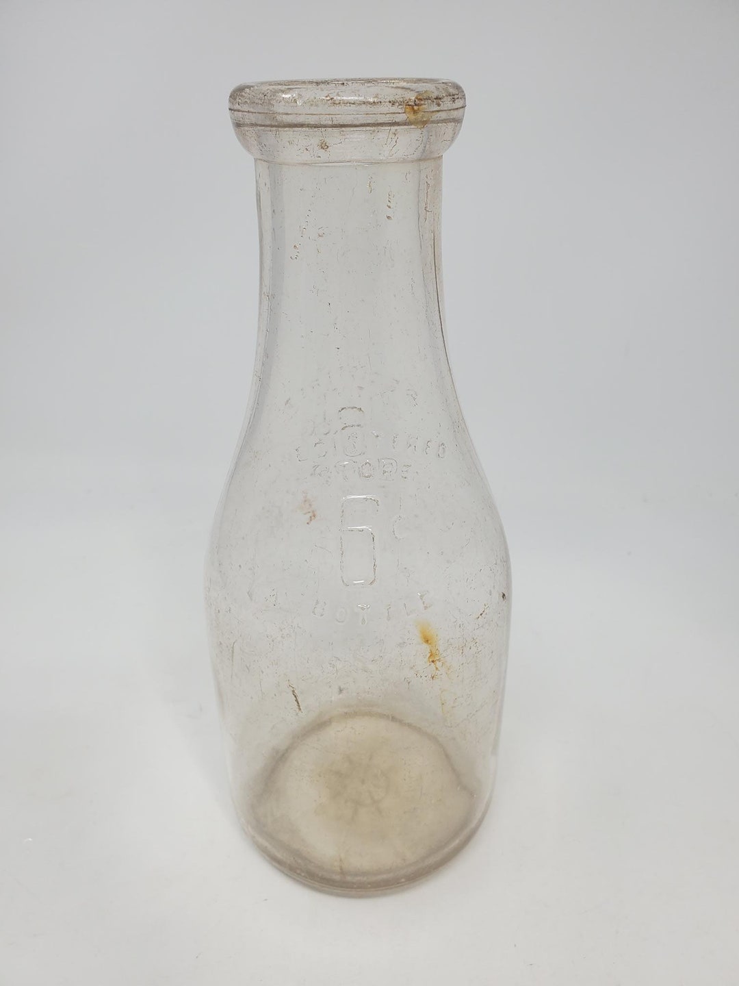 Rare Vintage Glass 6 Cent Bottle, 1940's Collectible Glass Bottles, 1 ...