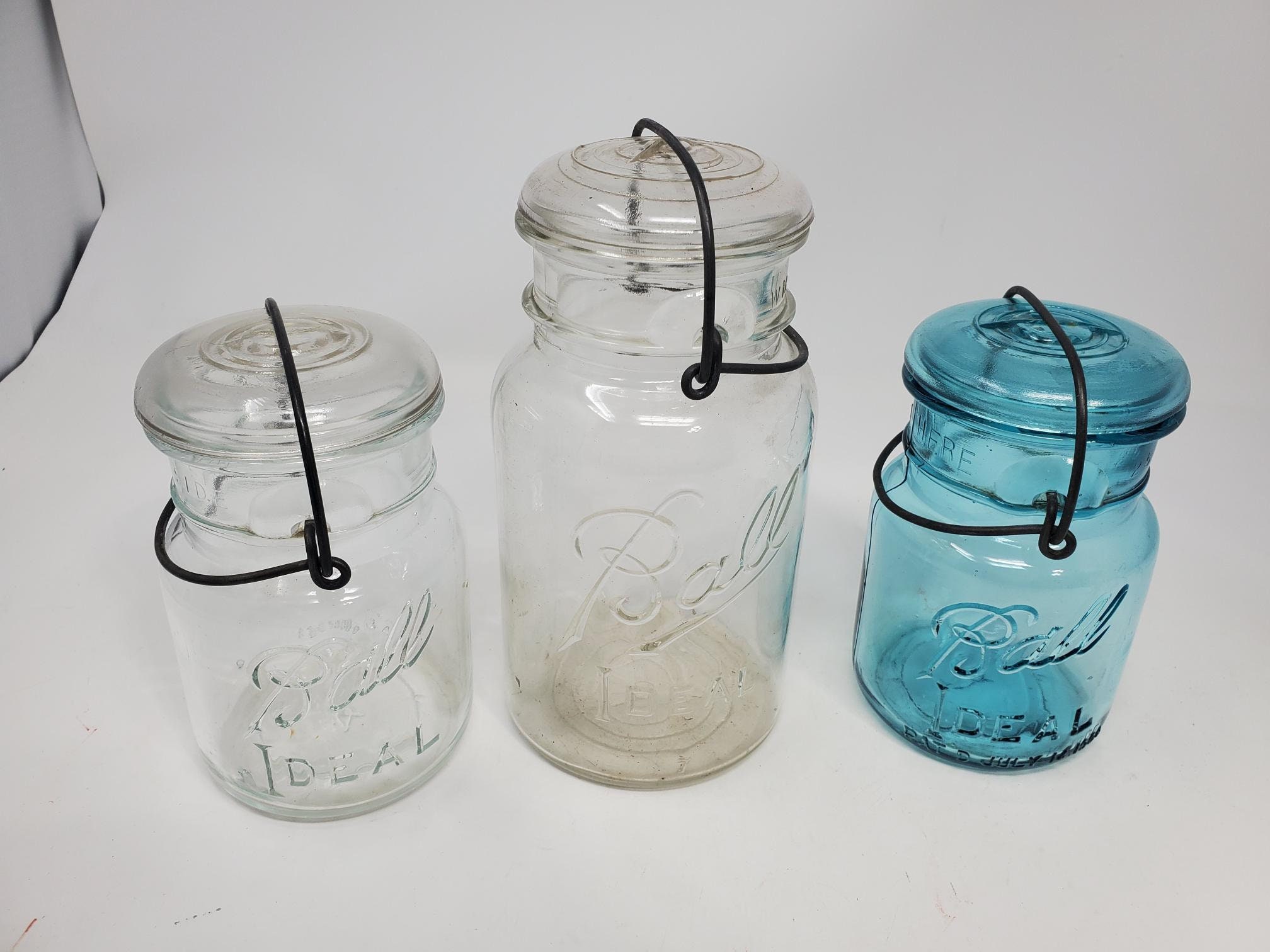 Vintage Ball Perfect Mason Jar, Quart Jar, Pint Jar, Green 1910-1923 ...