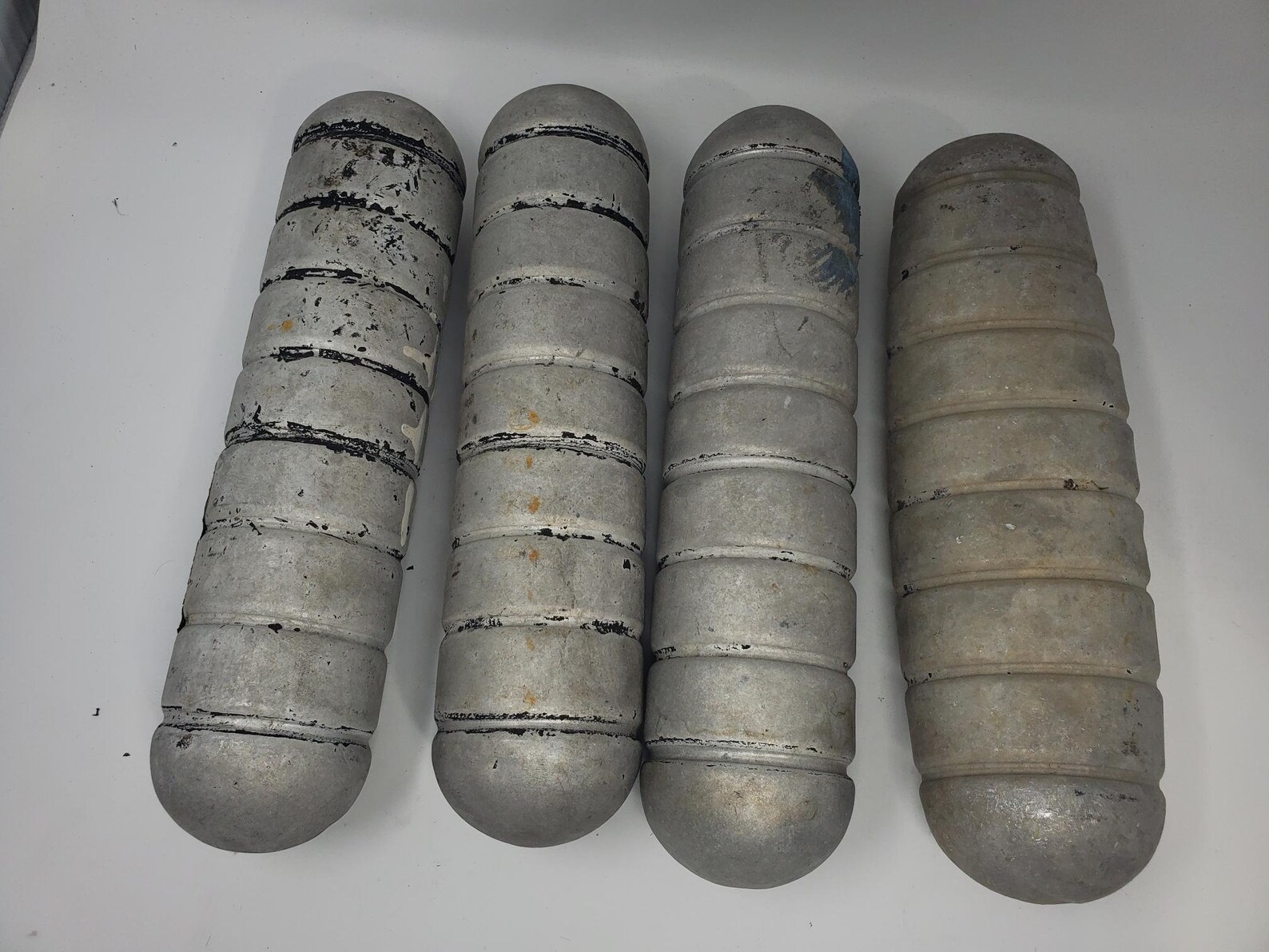 Vintage Old Aluminum Large Fishing Net Floats, Repurpose Décor, Crafts ...