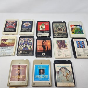 Vintage 8 Track Tapes, Ampex, RCA, Spring Board Records, Stereo Tape ...
