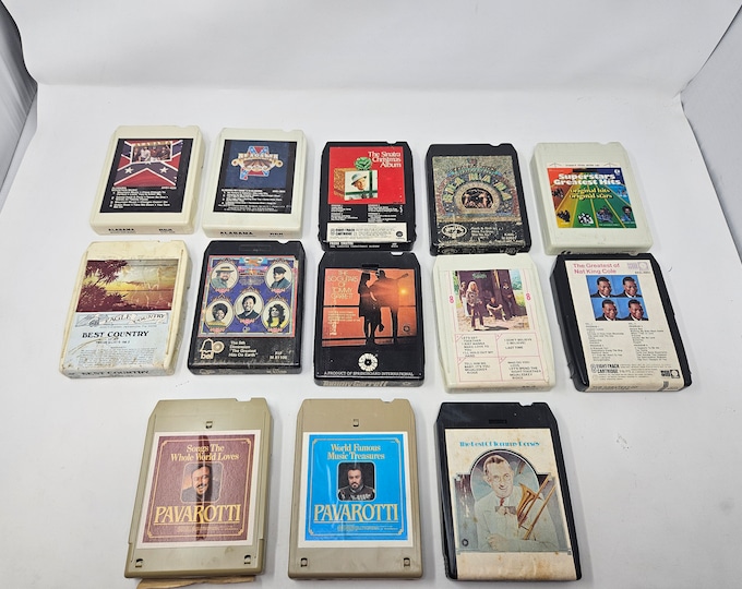 Vintage 8 Track Tapes, Ampex, RCA, Spring Board Records, Stereo Tape ...