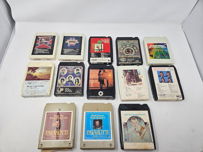 Vintage 8 Track Tapes, Ampex, RCA, Spring Board Records, Stereo Tape ...