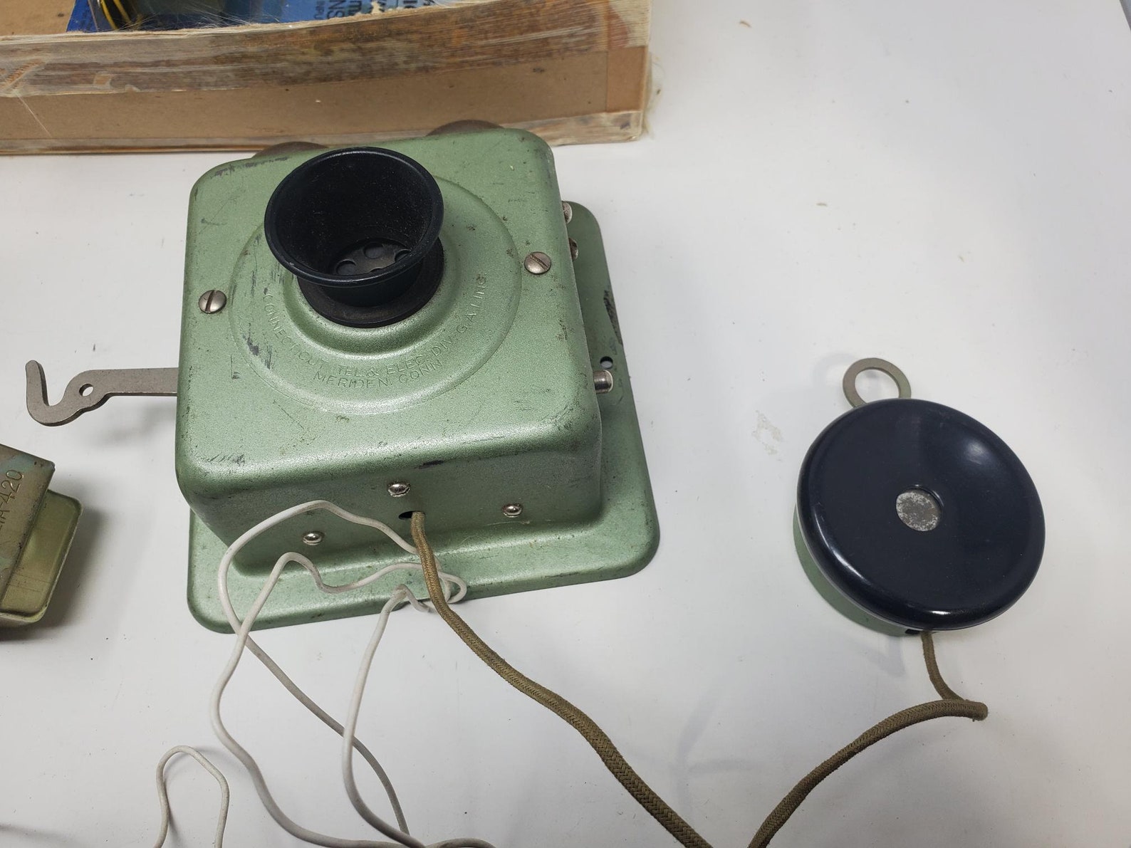 Vintage Connecticut Duplex Telephones, Retro, Home Décor, Connecticut ...