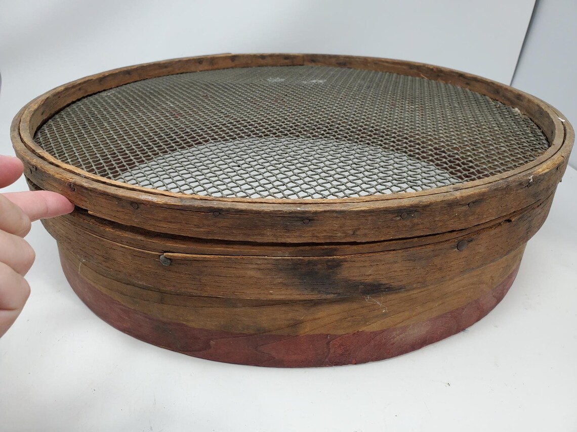 Antique Bentwood Grain Shifter Farmhouse Décor Grain Sieve - Etsy