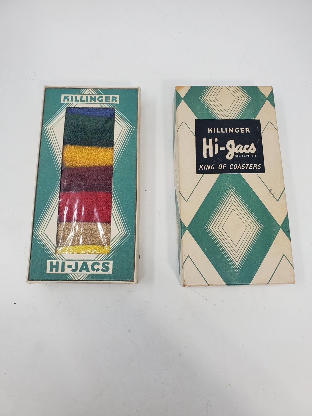 Vintage 1950's Killinger Hi-jacs King of Coasters - Etsy