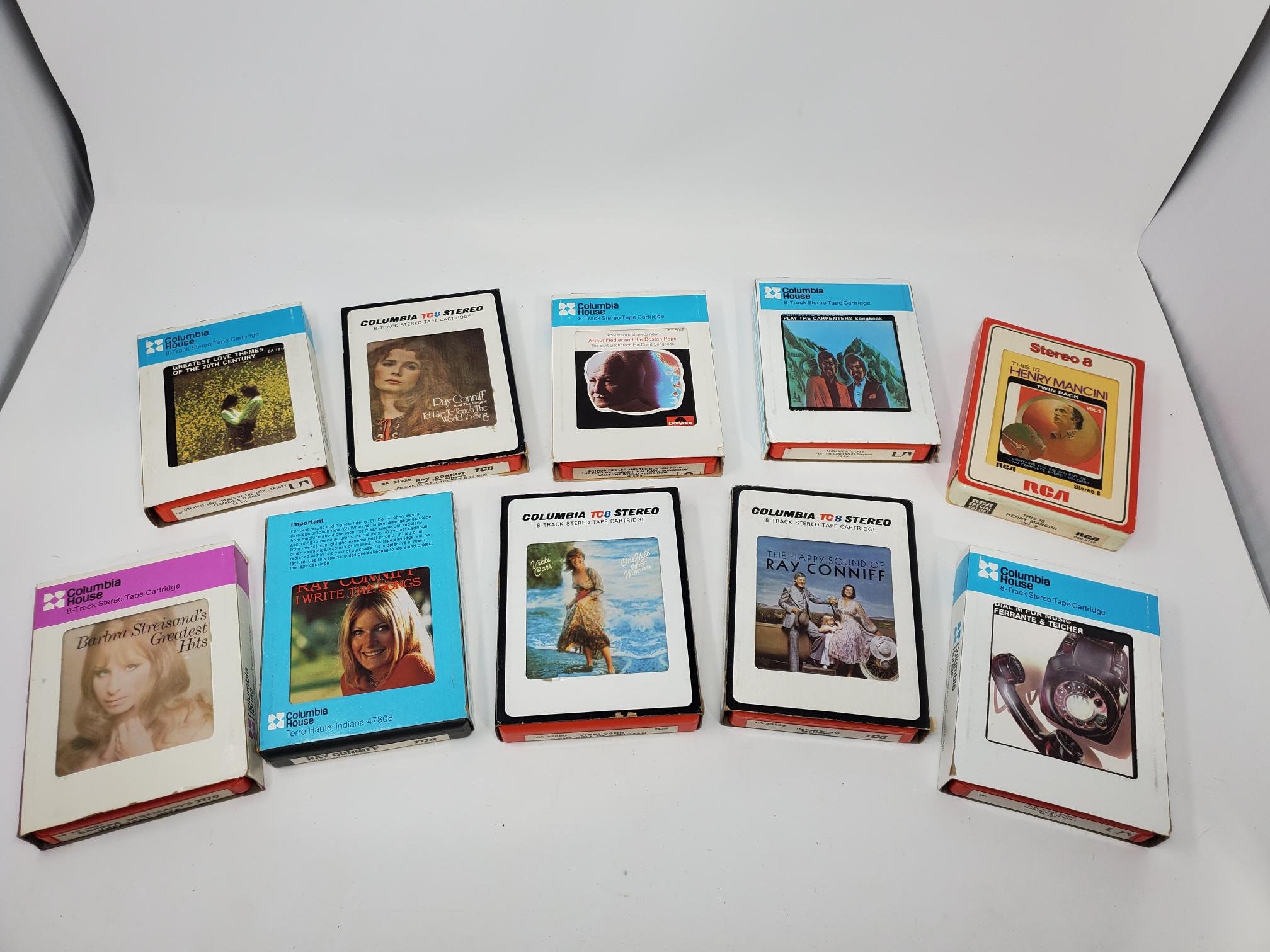 Vintage 8 Track Tapes, Columbia House, Stereo Tape Cartridges - Etsy