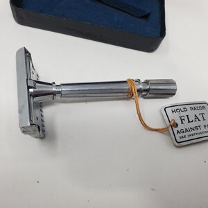 Vintage GEM Micromatic Single Edge Open Comb Safety Razor With Case ...