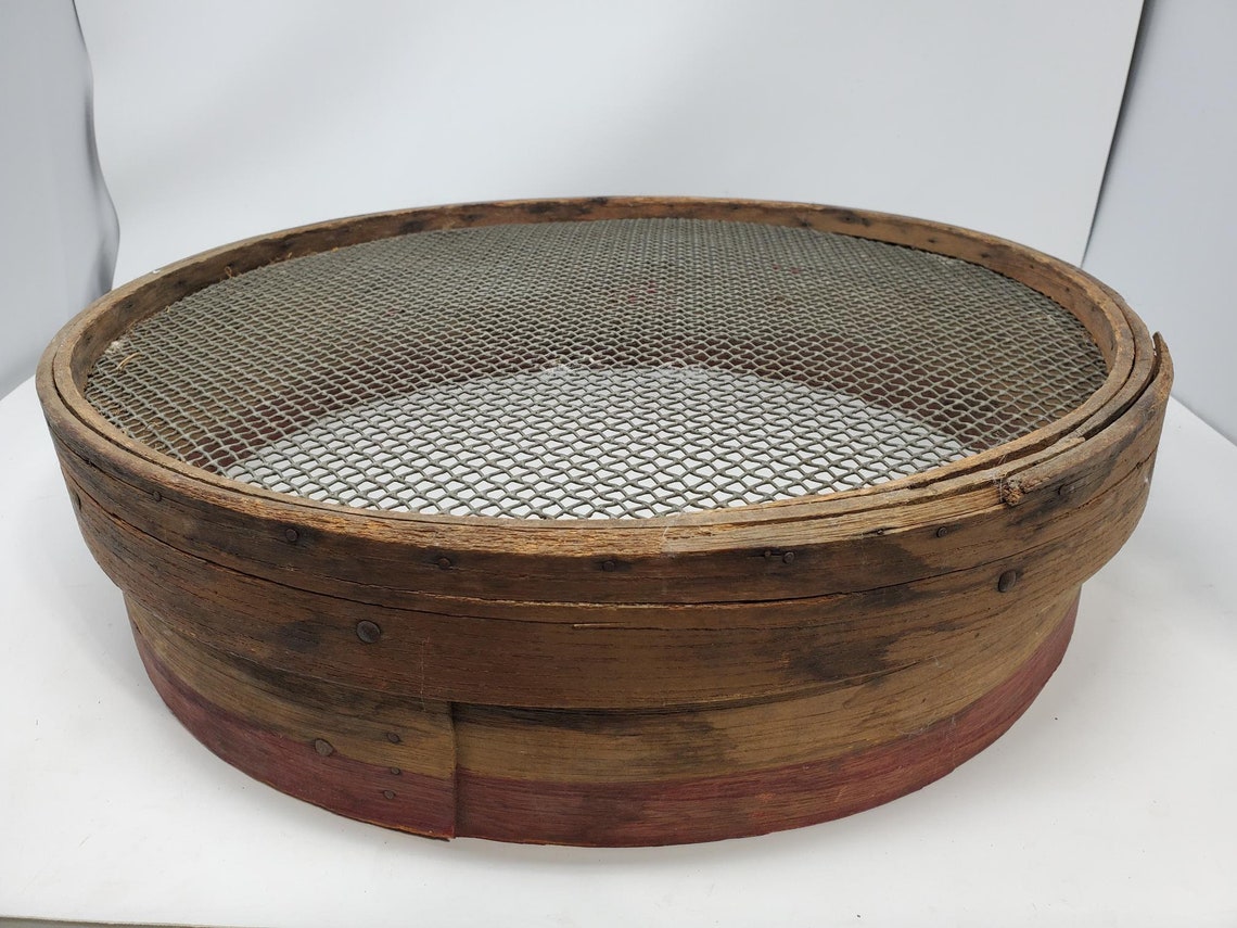Antique Bentwood Grain Shifter Farmhouse Décor Grain Sieve - Etsy
