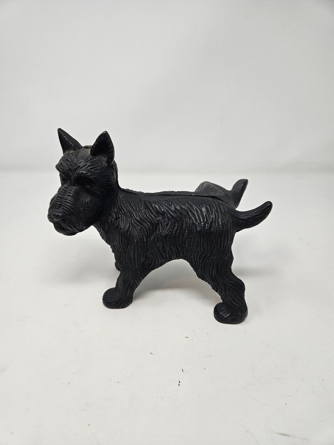 Cute Vintage Cast Iron Band Wagon Scotty Dog Lifting Leg, Collectible ...