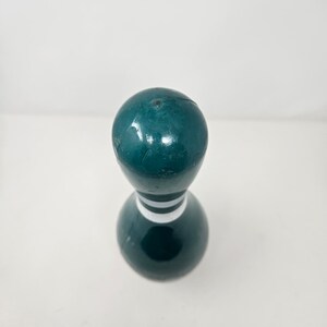 Vintage Green Bowling Pin, Retro, Home Décor, Bowling Memorabilia ...