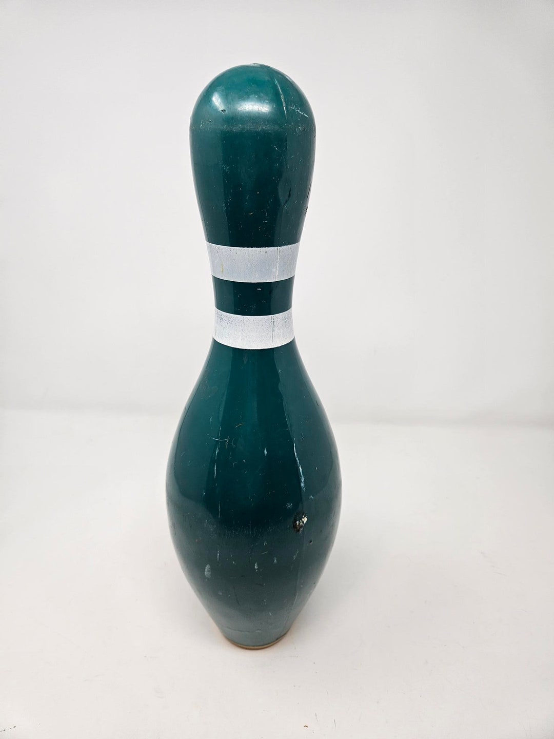 Vintage Green Bowling Pin, Retro, Home Décor, Bowling Memorabilia ...