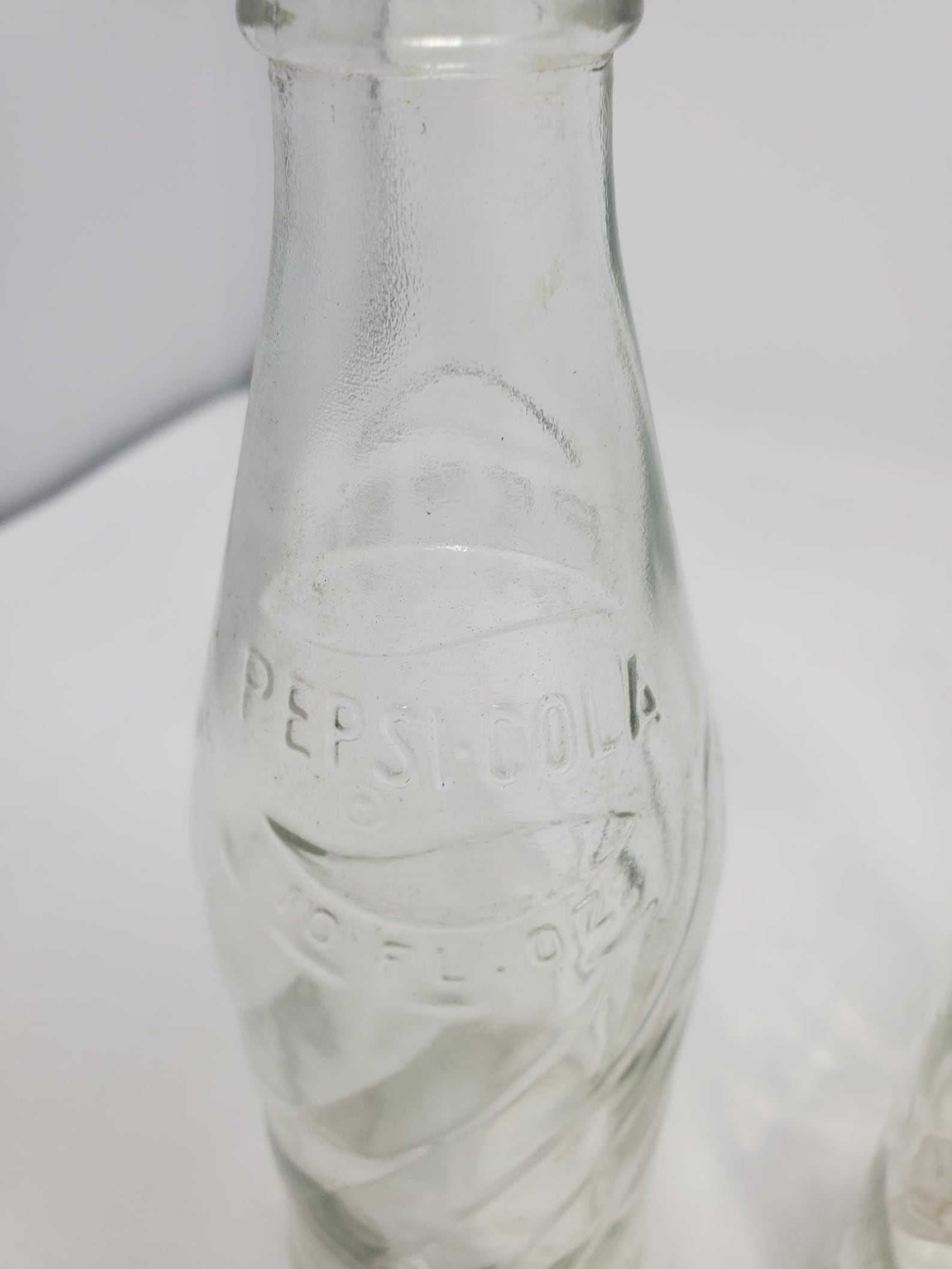 Vintage Pepsi Cola Pepsi Embossed Swirl 10 Oz Glass Bottles - Etsy