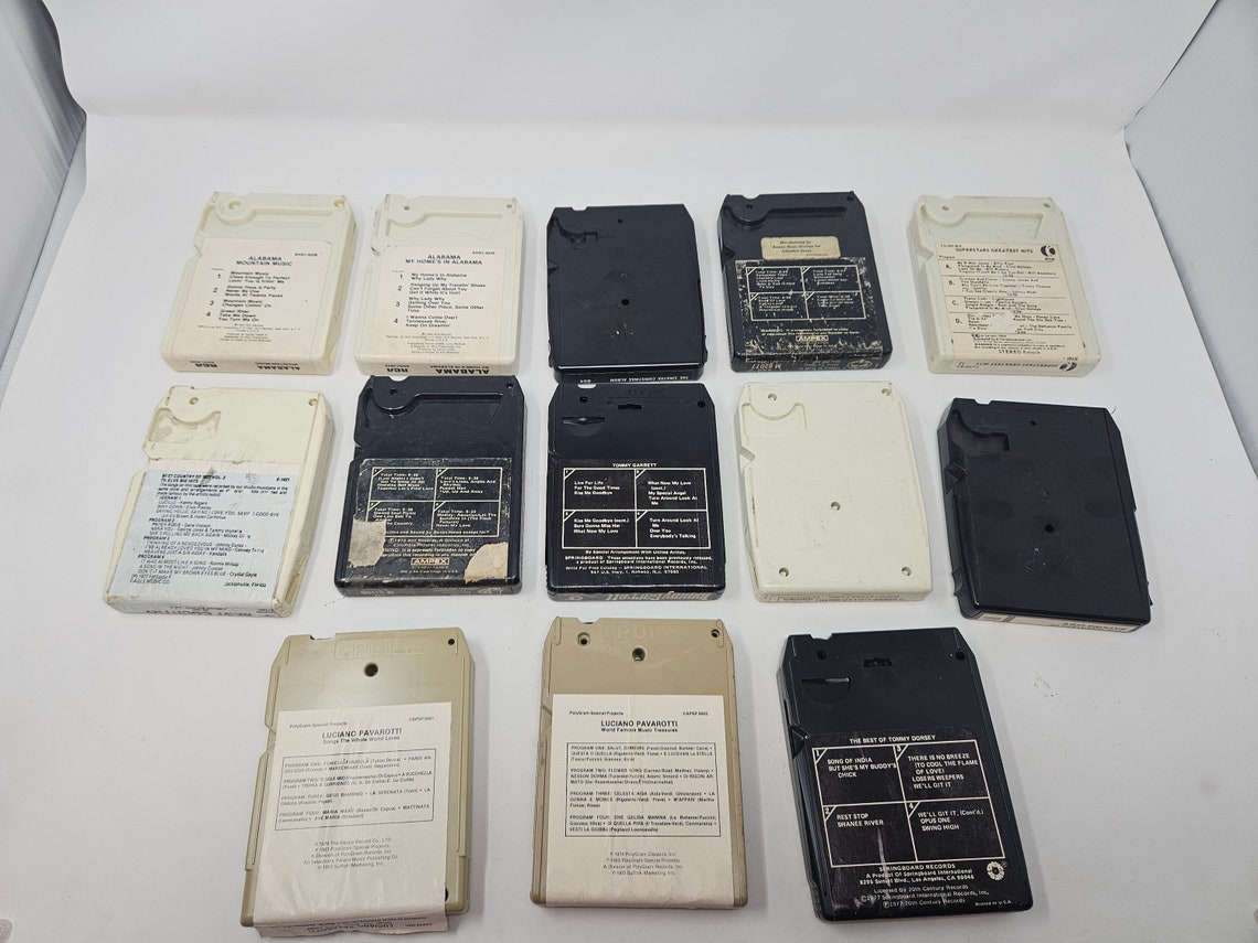 Vintage 8 Track Tapes, Ampex, RCA, Spring Board Records, Stereo Tape ...