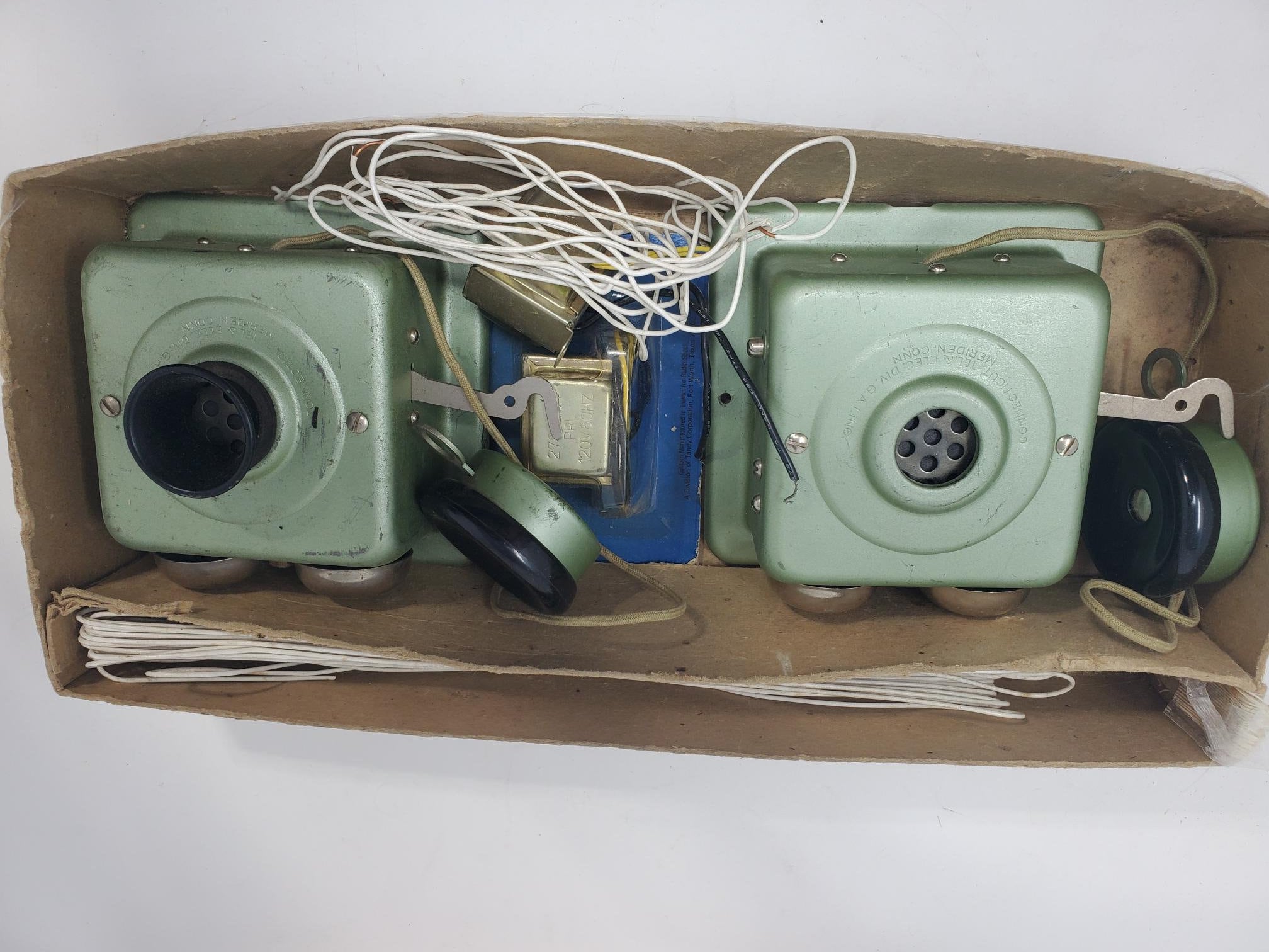 Vintage Connecticut Duplex Telephones, Retro, Home Décor, Connecticut ...