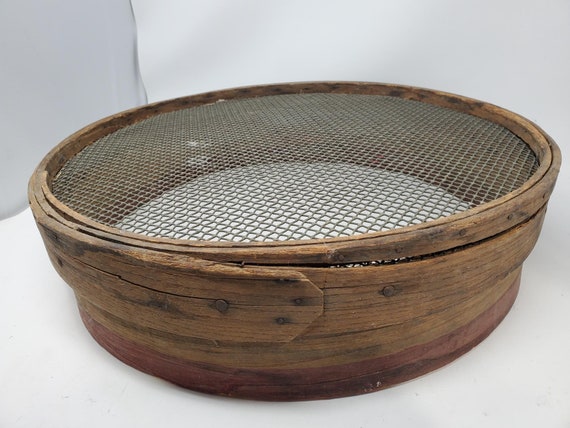 Antique Bentwood Grain Shifter Farmhouse Décor Grain Sieve - Etsy