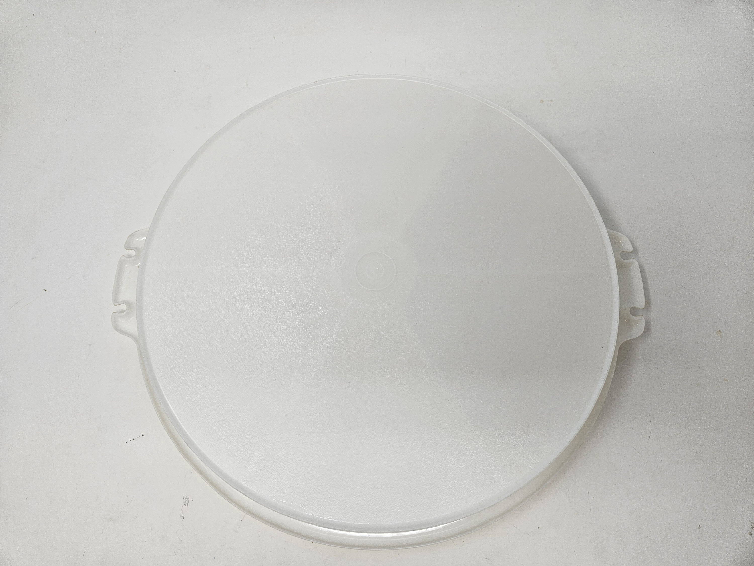 Vintage 1980s Tupperware Party Platter Divided Sections White Round ...