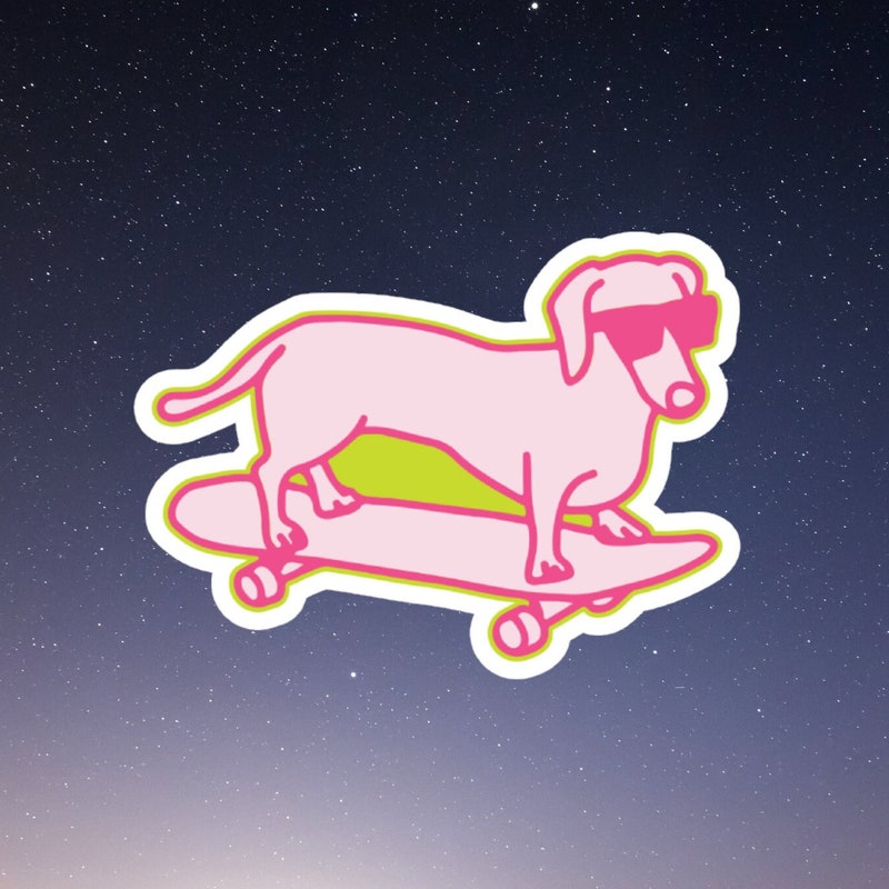 Funny Wiener Dog Car Decals - Etsy