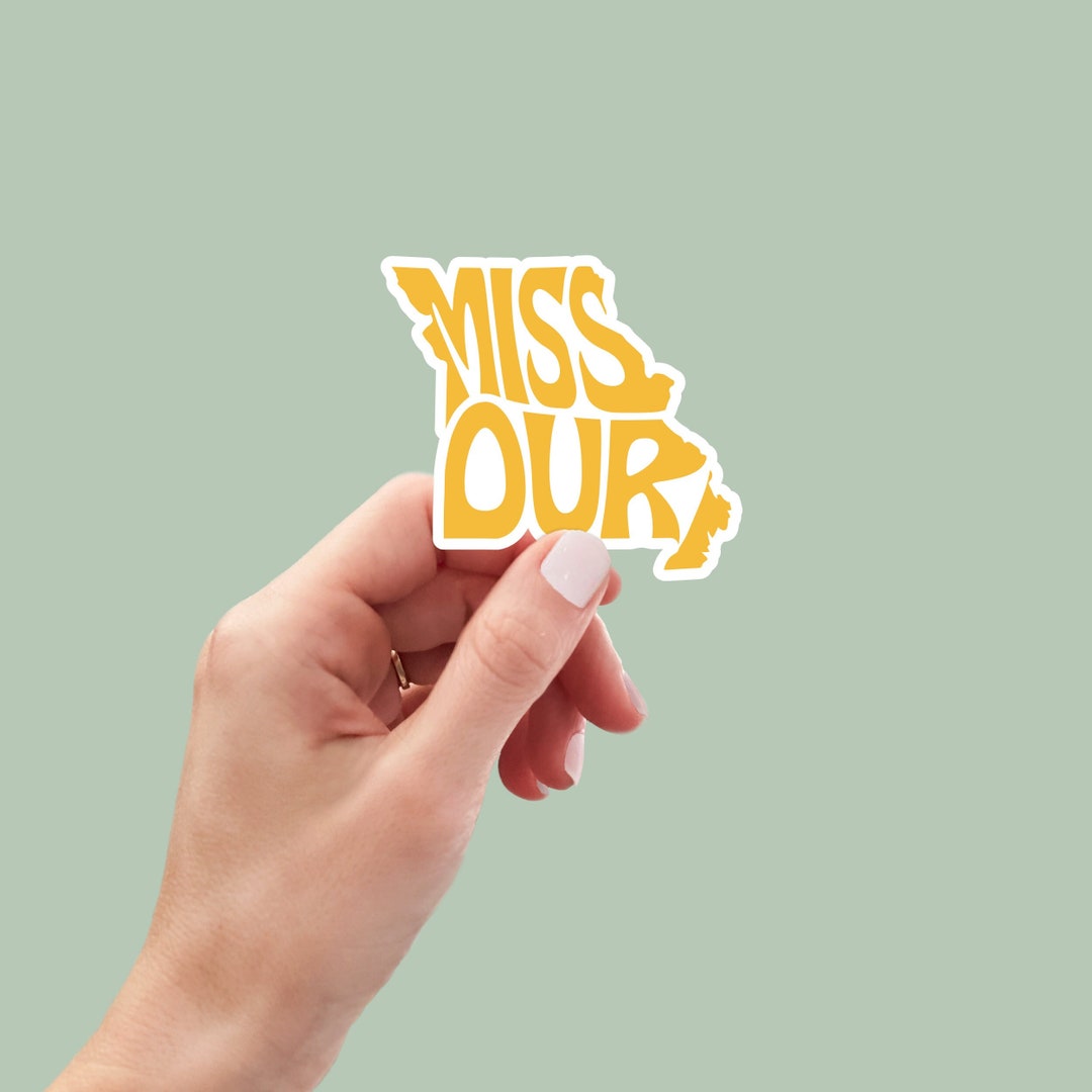 Missouri State Sticker, Missouri Decal, State Laptop Stickers ...