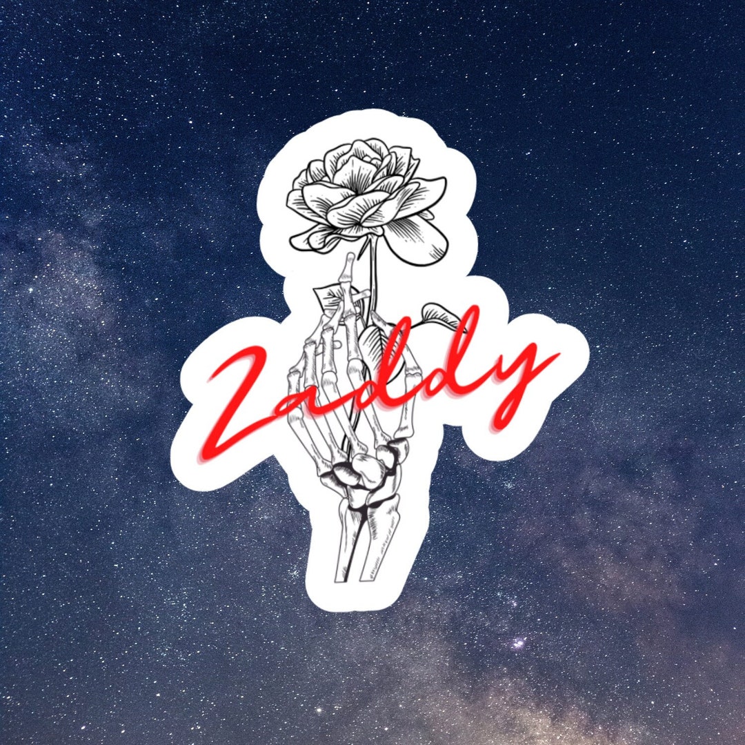 Zaddy Inspired Waterproof Vinyl Sticker, Book Laptop Decals, Water ...