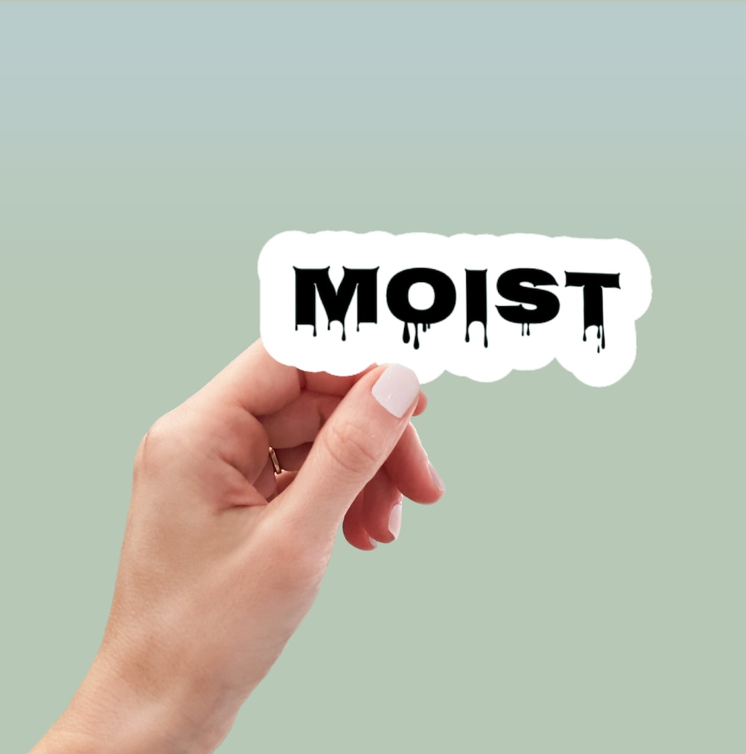Moist Laptop Stickers, Funny Stickers, Sarcasm Laptop Decals, Tumbler ...