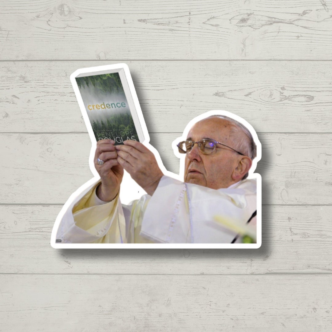 Credence Pope Meme Inspired Smut, Laptop Stickers, Funny Stickers ...
