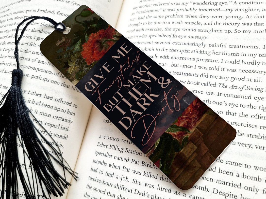 Fairy Tales Dark Dirty Bookmark, Smut, Metal Bookmark, Reading, Book ...