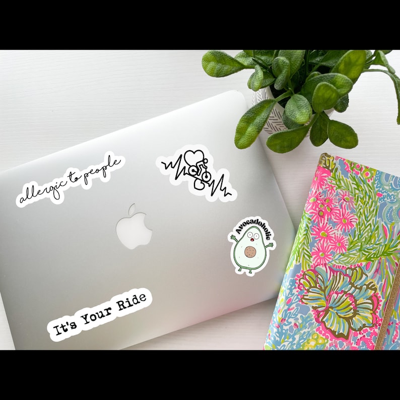 Paper Airplane Sticker, Water Bottle Sticker, Laptop Sticker ...