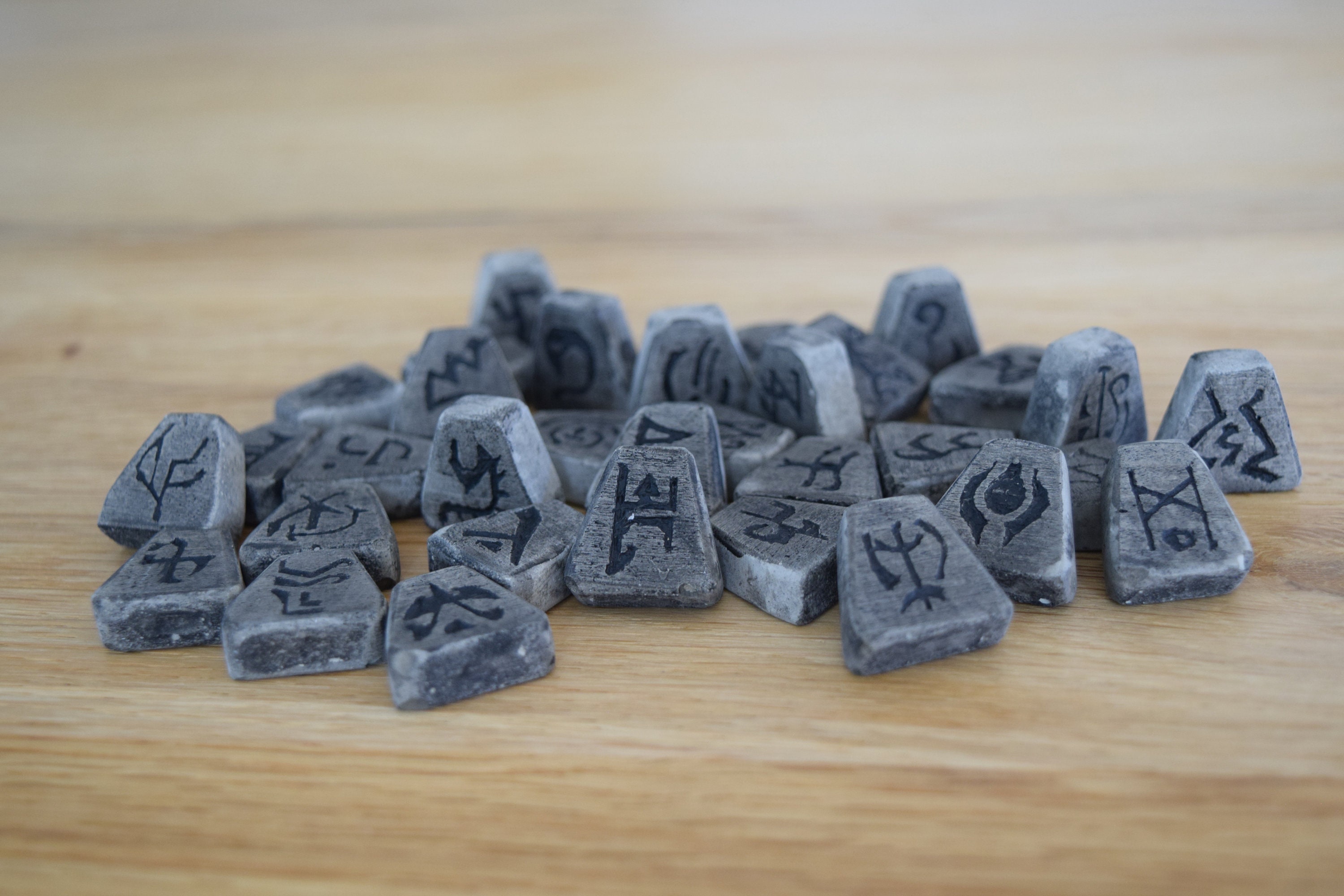 FULL SET 33x Diablo II Runes concrete - Etsy