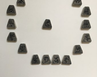 FULL SET 33x Diablo II Runes concrete - Etsy
