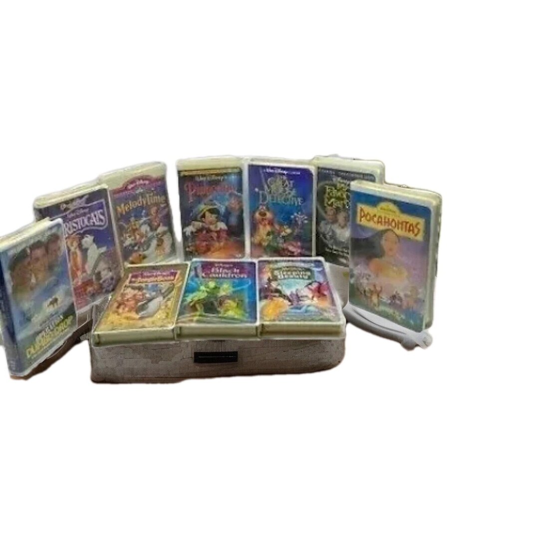 Lot of 10 Walt Disney Vintage VHS VCR Video Tape Movies W/ Cases Nice ...