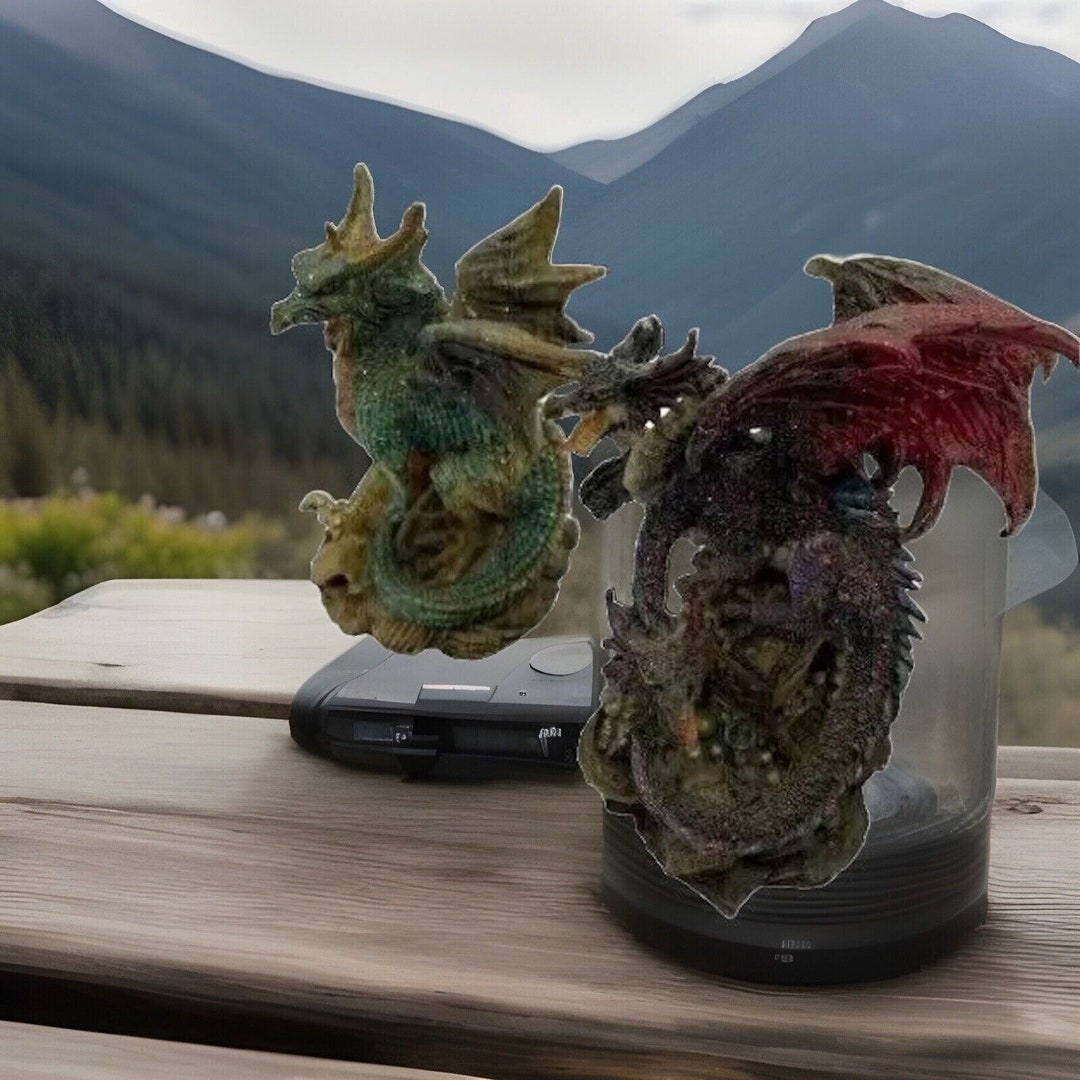 Mythical Fantasy Dragon Figurines (lot of 2) - Etsy