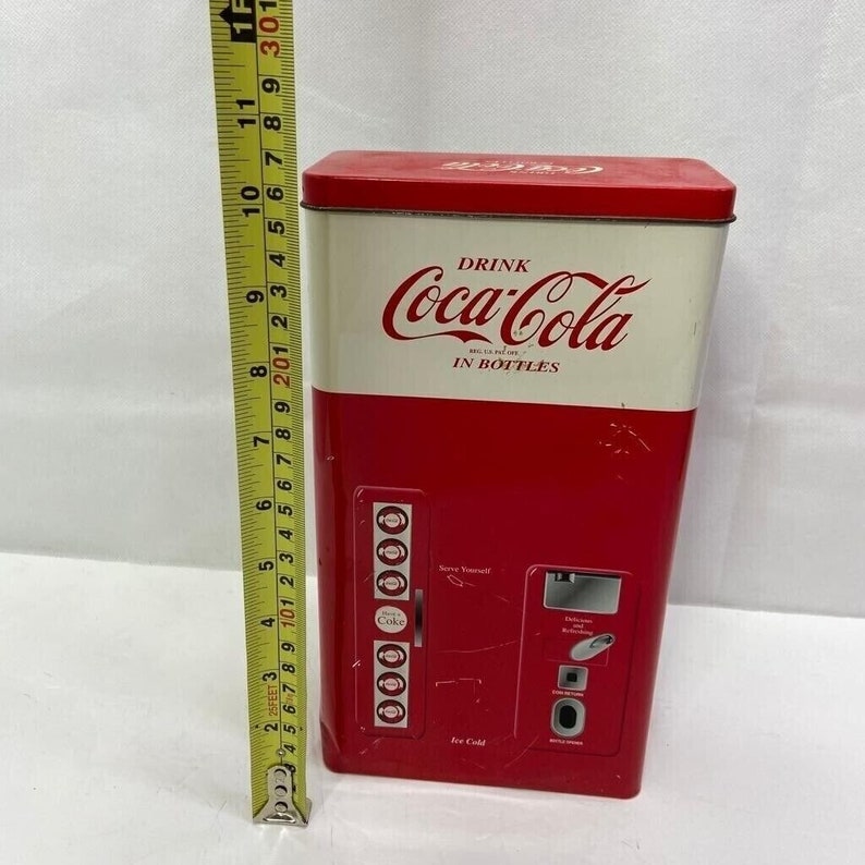COCA-COLA 3 Bottle Vending Machines Cans Vintage 1997 Collectible Boxes ...